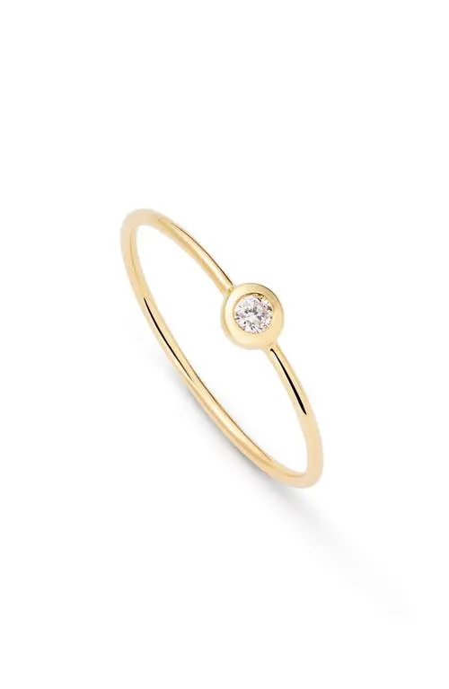 ANA LUISA Diamond Stacking Ring - Gold