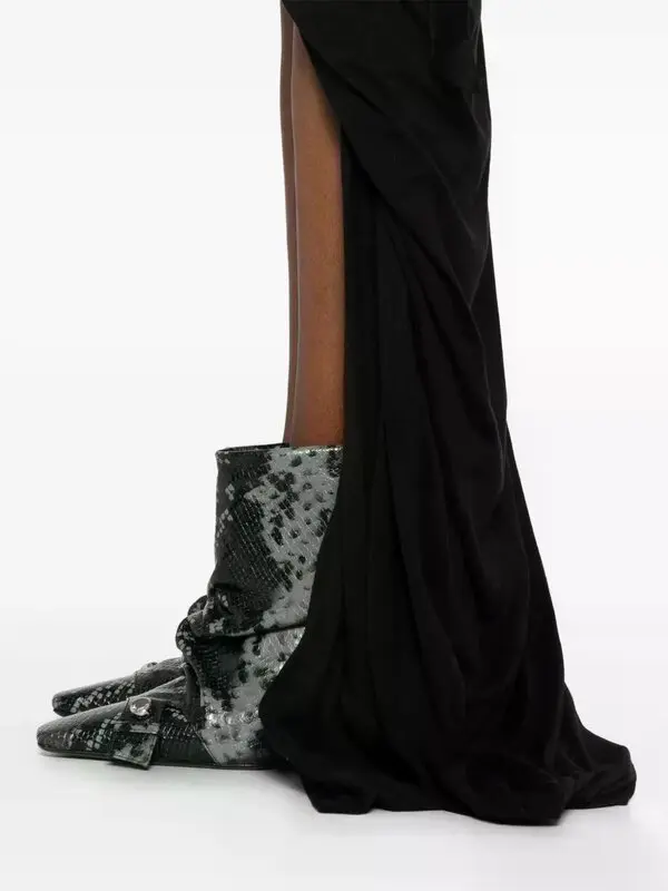 Rick Owens Soft Edfu Maxi Skirt - Black