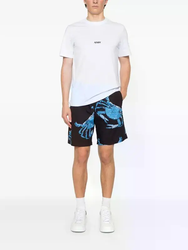 MSGM Graphic-print Shorts