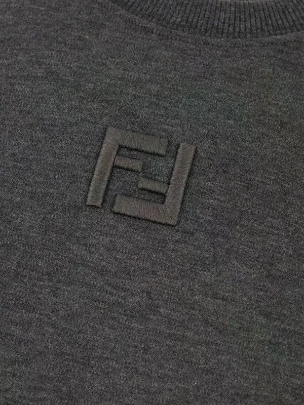 Fendi Ff-embroidered Sweatshirt