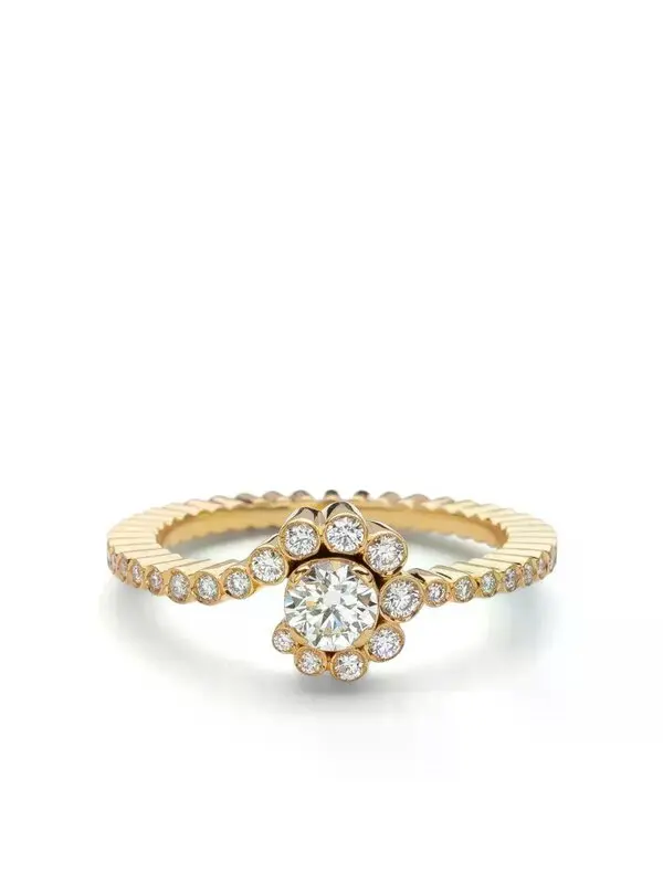 Sophie Bille Brahe Petite Celestine Diamond Ring - Gold