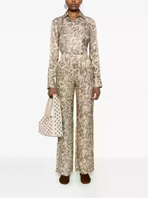 GOLDEN GOOSE Brittany Straight-leg Trousers - Neutrals