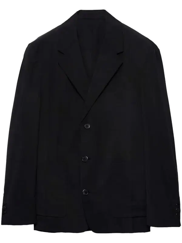 Prada Single-breasted Blazer - Black