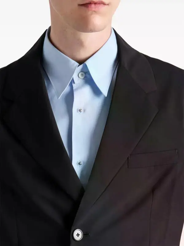 Prada Single-breasted Blazer - Black