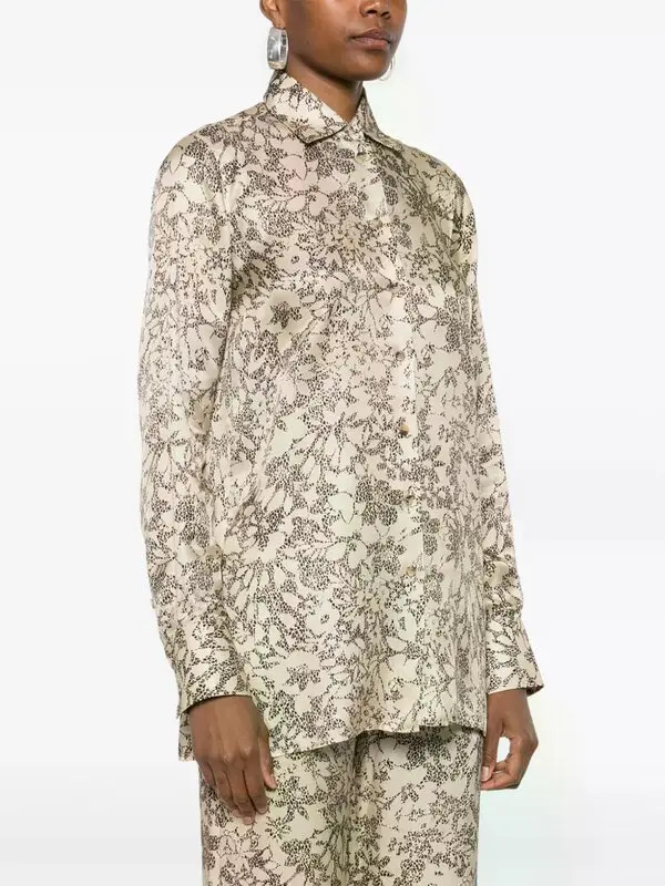 GOLDEN GOOSE Maira Floral Print Shirt