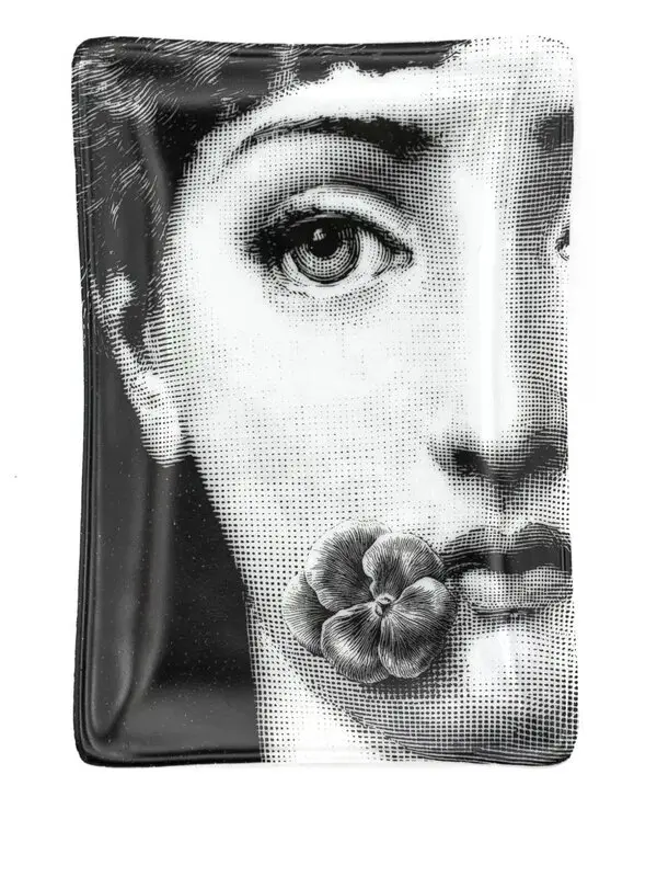 FORNASETTI Tema E Variazioni N137 Tray - Black
