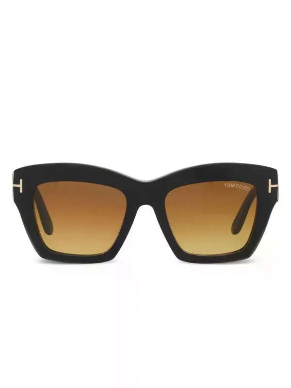 TOM FORD Oversized Square Frame Sunglasses - Black