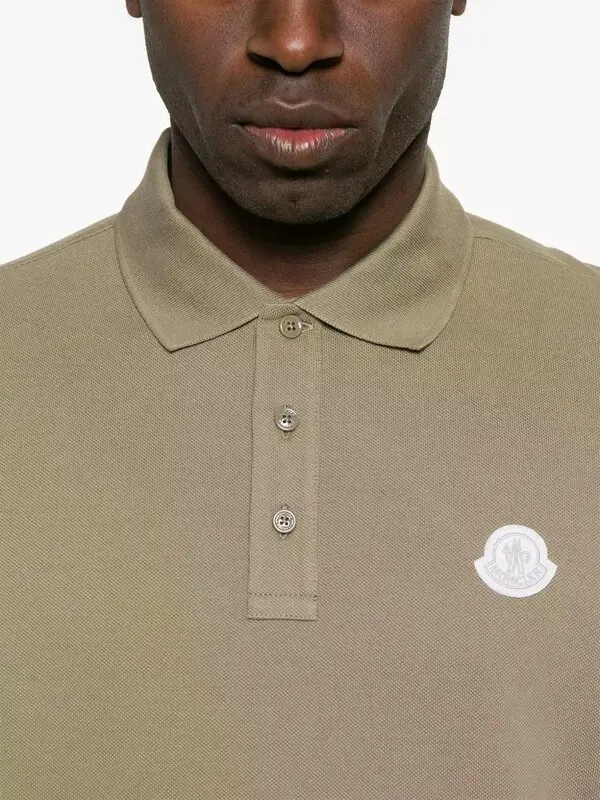 Moncler Short Sleeve Polo Shirt - Green