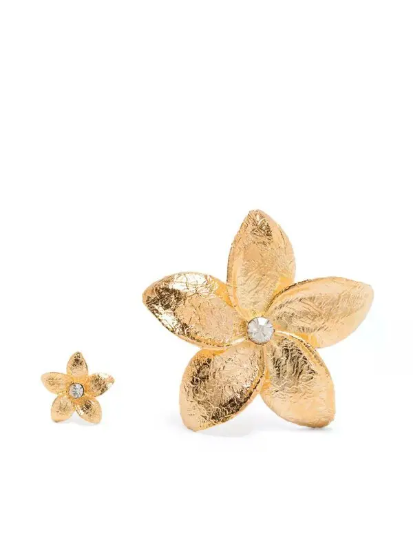 FORTE_FORTE Flower-shaped Earrings - Gold
