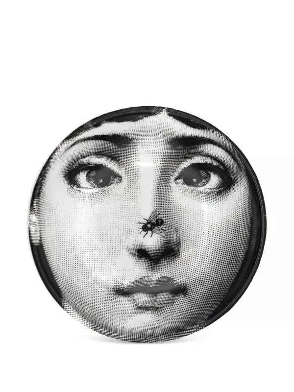 FORNASETTI Face-print Trinket Box - Black
