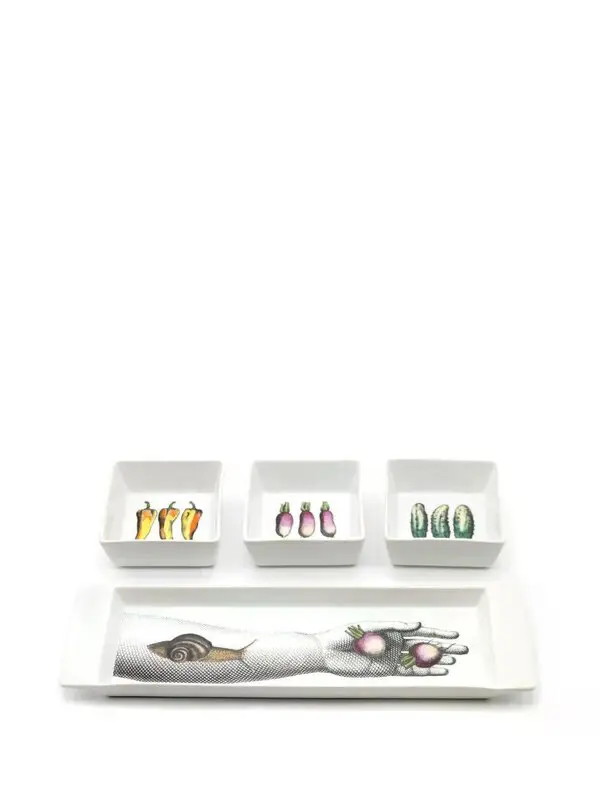 FORNASETTI Mano E Verdura Appetiser Set