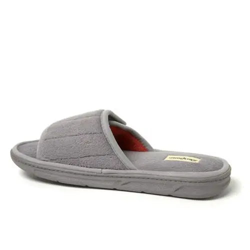 DEARFOAMS Collin Terry Adjustable Slide Slipper - Medium Grey