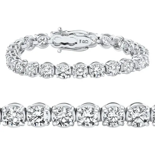 BLISS DIAMOND 19.00ct Lab Grown Diamond Bracelet - 14k White Gold