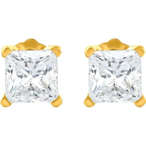 BLISS DIAMOND 14k Gold 14 Ct Tw Lab Grown Diamond Stud Earrings - Yellow Gold - 4ct