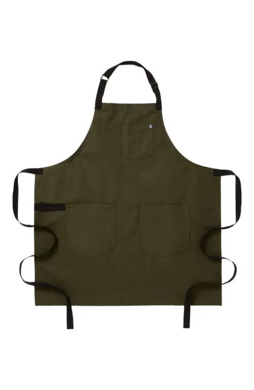 HEDLEY & BENNETT The Big Apron Green With Black Straps - Olive