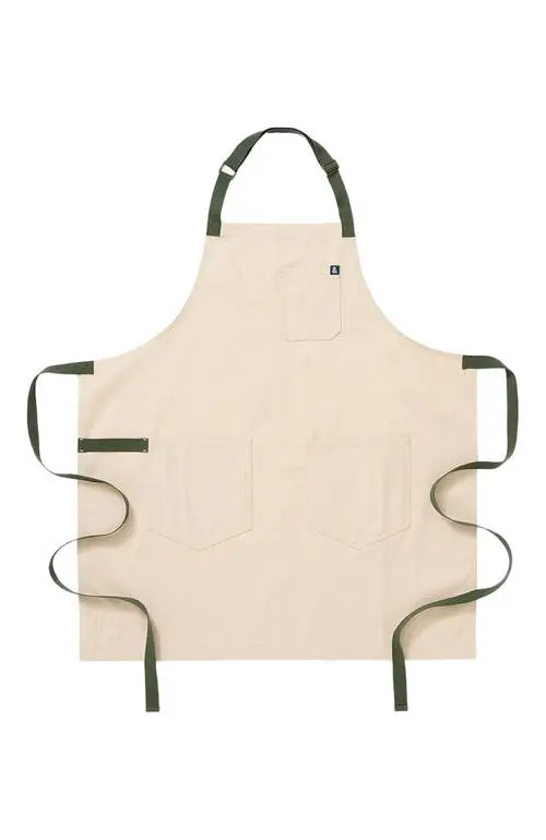 HEDLEY & BENNETT The Essential Apron White - Sage