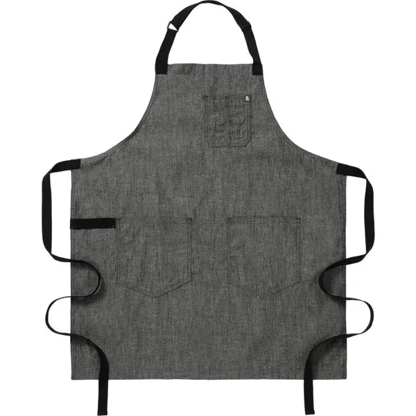 HEDLEY & BENNETT The Essential Apron Grey - Peppercorn