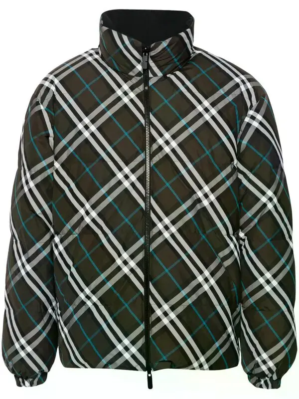Burberry Vintage Check Puffer Jacket - Brown