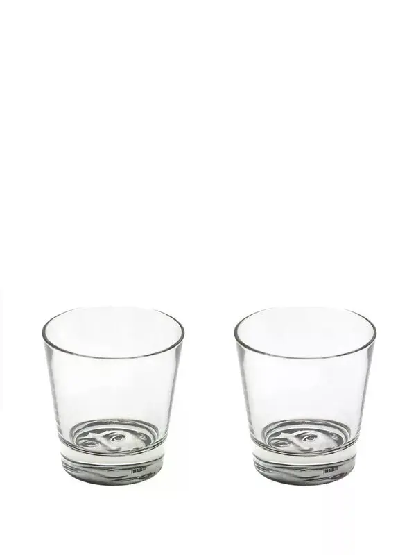 FORNASETTI Tema E Variazioni Glass Cup - Black
