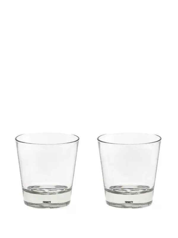 FORNASETTI Tema E Variazioni Glass Cup - Black