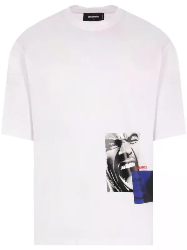 Dsquared2 Printed T-shirt - White
