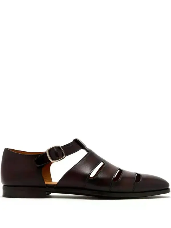 Magnanni Leather Sandals - Brown