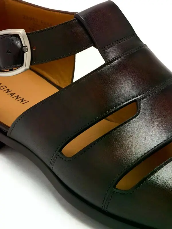 Magnanni Leather Sandals - Brown