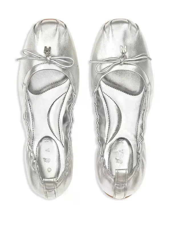 Hogan H684 Ballet Flats - Silver