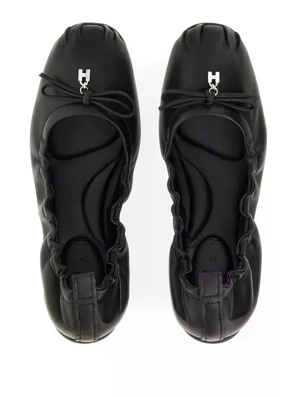 Hogan H684 Ballet Flats - Black