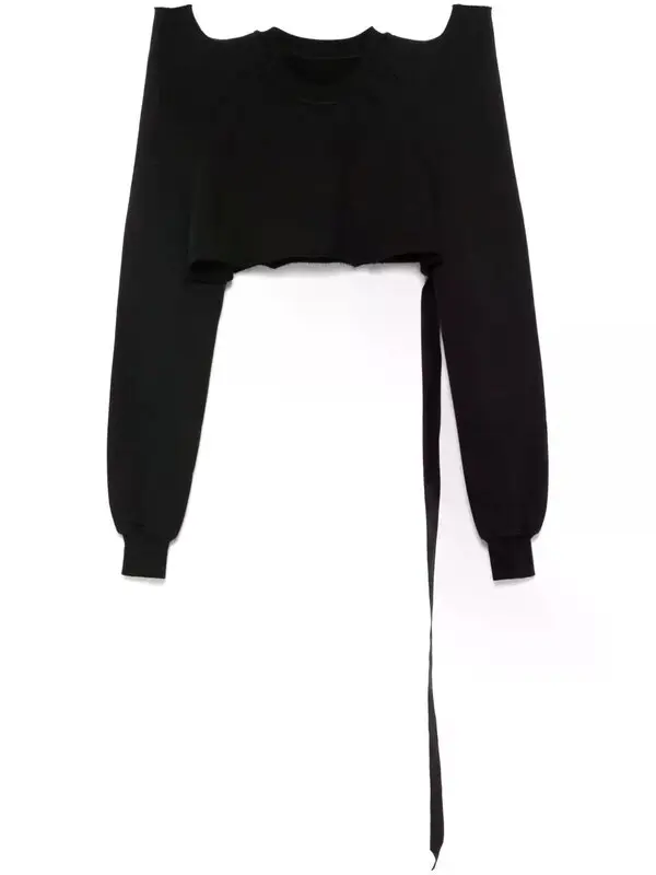 Rick Owens Cropped Sweatshirt