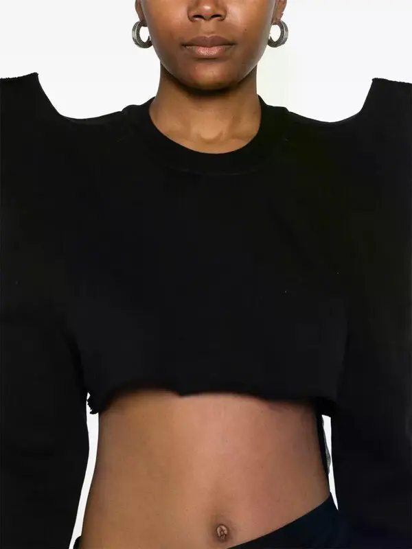 Rick Owens Cropped Sweatshirt
