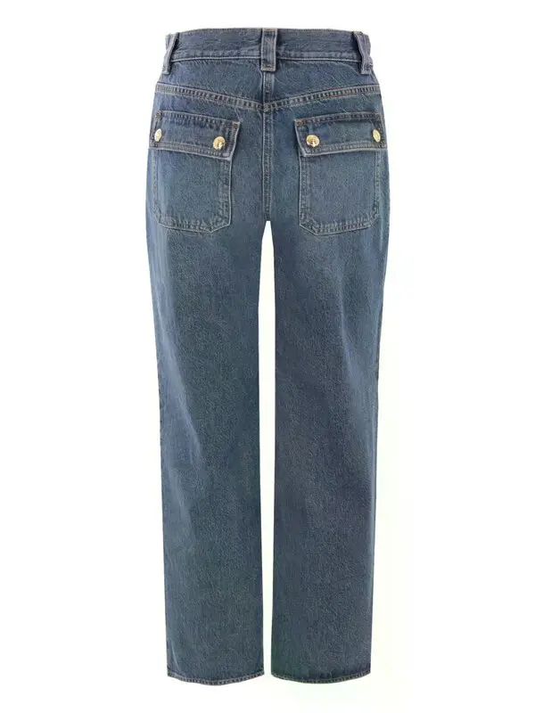 Elisabetta Franchi Mid-rise Cropped Jeans