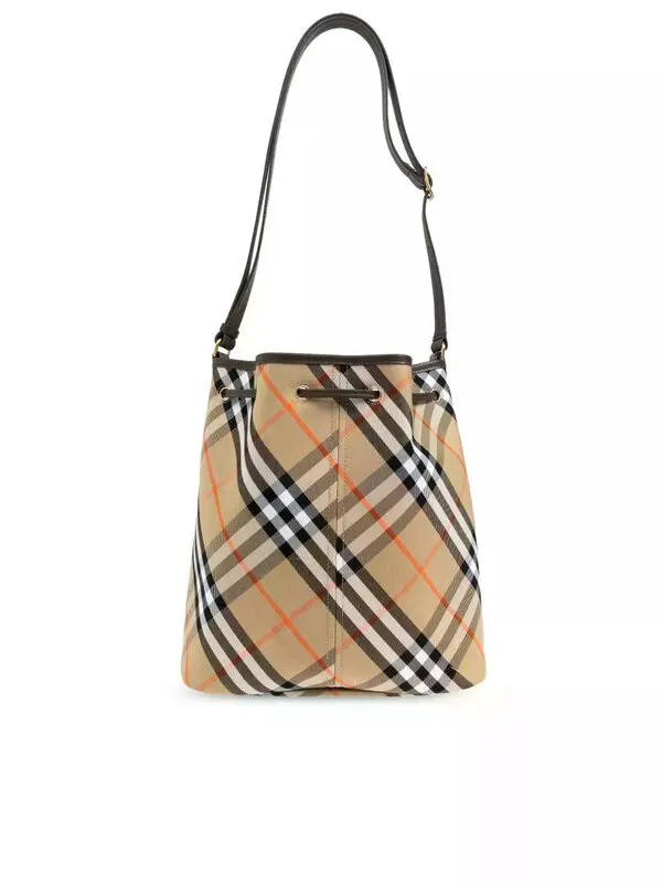 Burberry Vintage Check Bucket Shoulder Bag