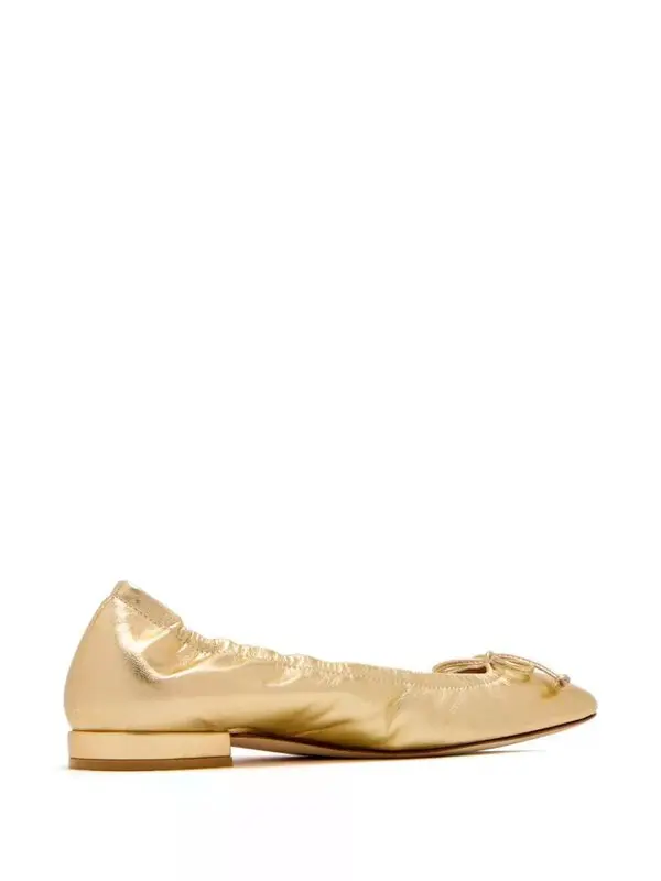 STUART WEITZMAN Bria Ballet Flats - Gold