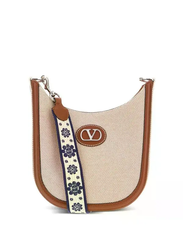Valentino Garavani Vlogo Signature Cross Body Bag Neutrals 21