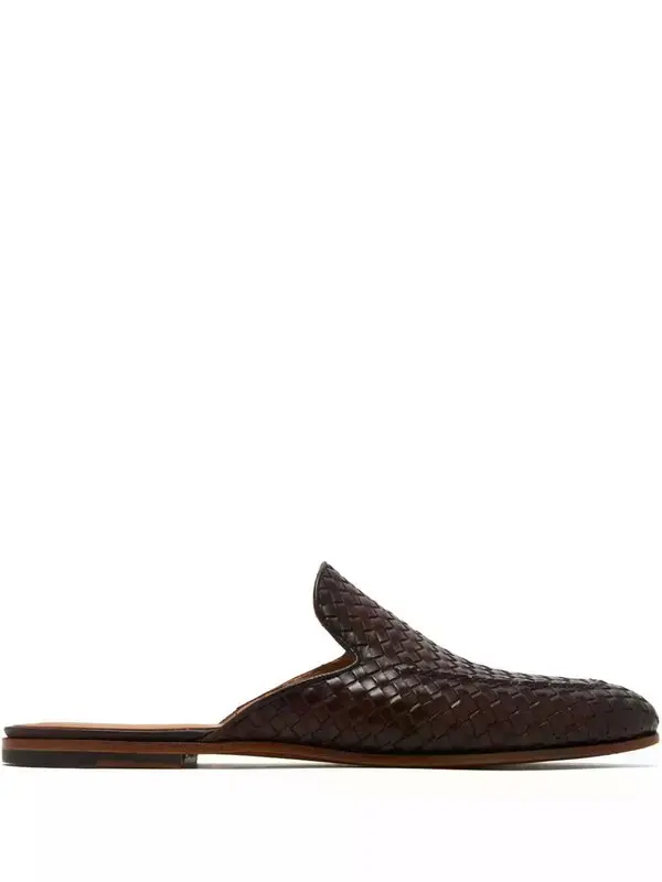 Magnanni Woven Leather Slippers