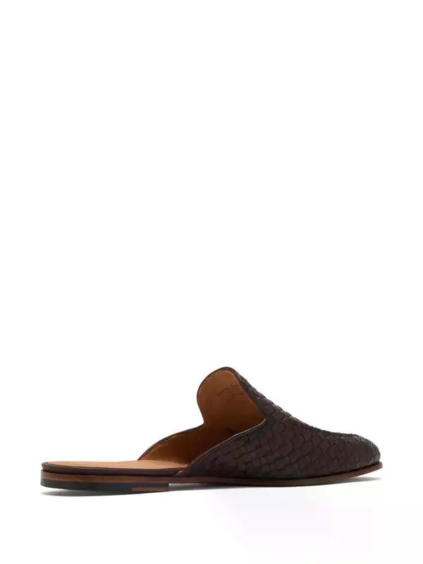 Magnanni Woven Leather Slippers