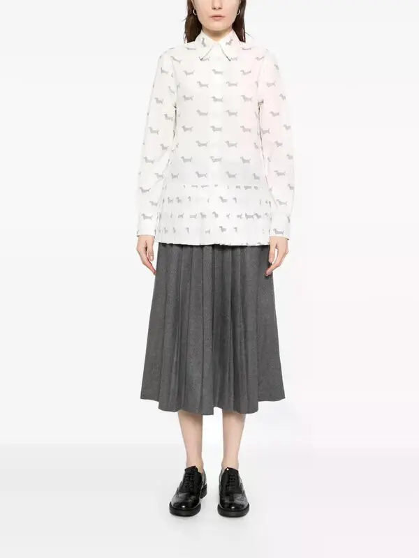 Thom Browne Pleated Bottom Shirt