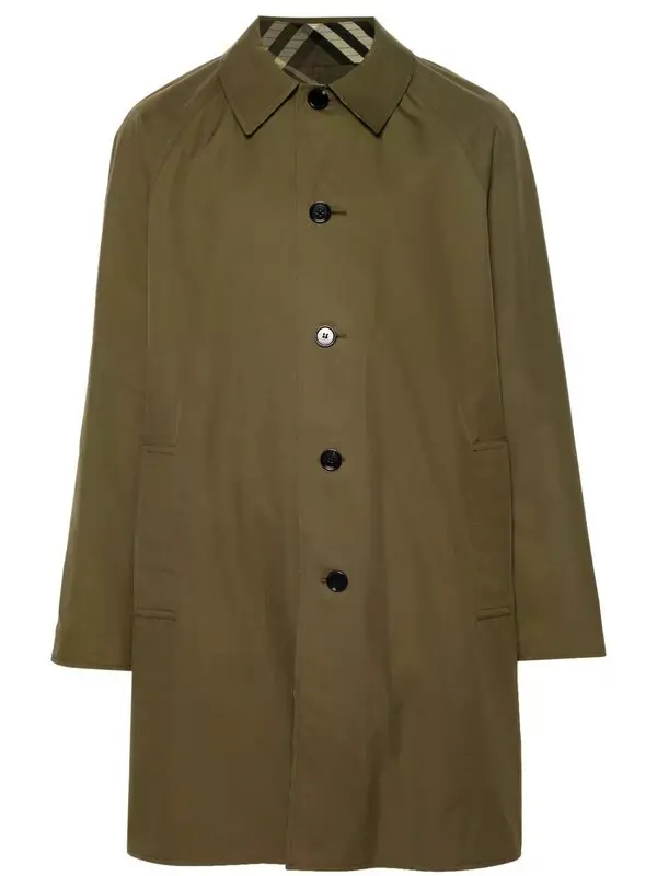 Burberry Reversible Mid-length Trench Coat - Green