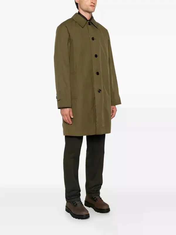 Burberry Reversible Mid-length Trench Coat - Green