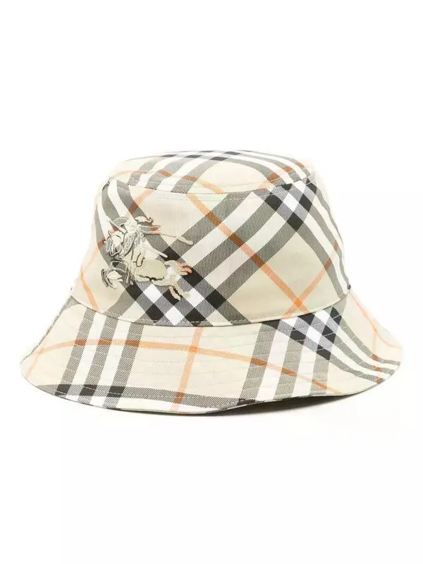Burberry Vintage Check Bucket Hat - Neutrals