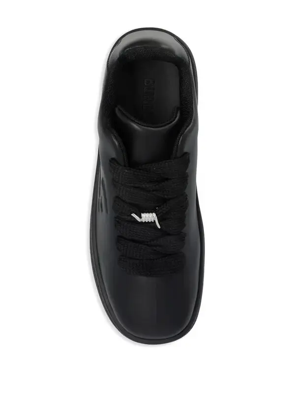 Burberry Leather Sneakers - Black