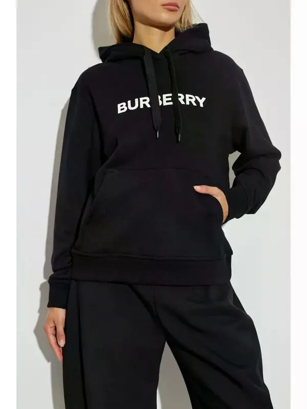 Burberry Logo Cotton Hoodie
