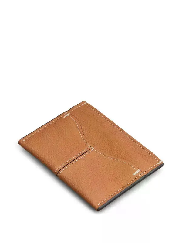 TOD'S Logo-appliqué Cardholder - Brown