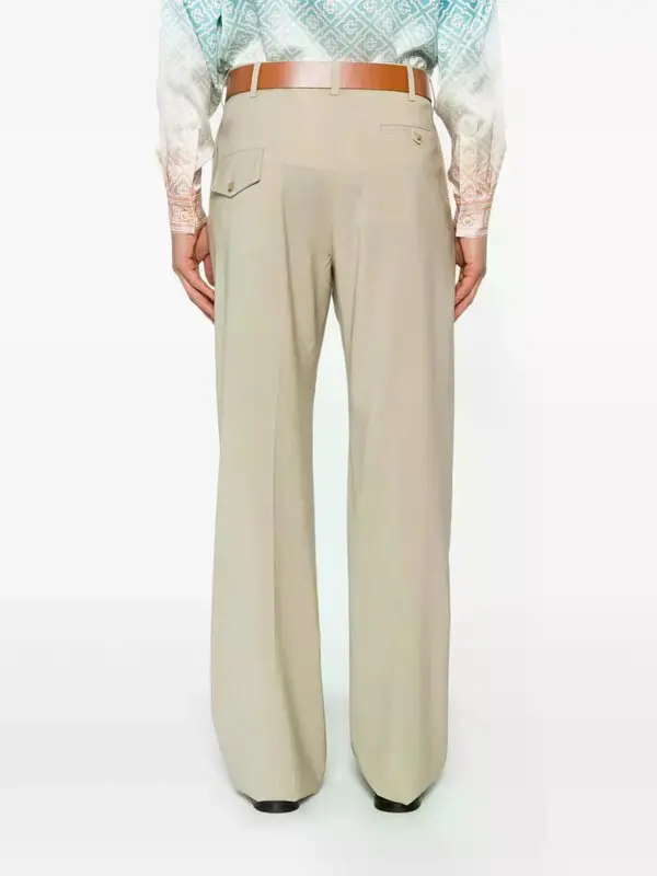 Moschino Belted Straight-leg Trousers