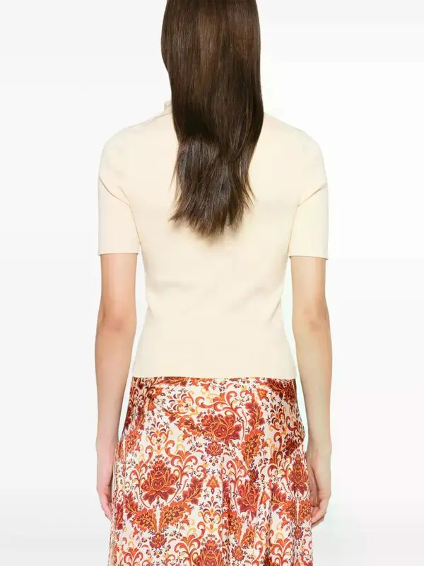 Rabanne Chain-link Detail Top - Neutrals