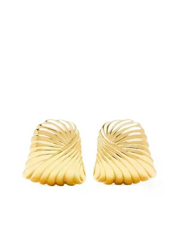 MISSOMA Ripple Stud Earrings - Gold