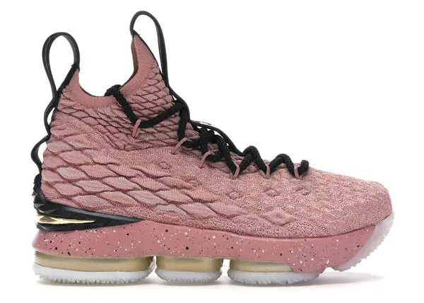Nike Lebron 15 Sneakers - Rust Pink/metallic Goldone-colorblack