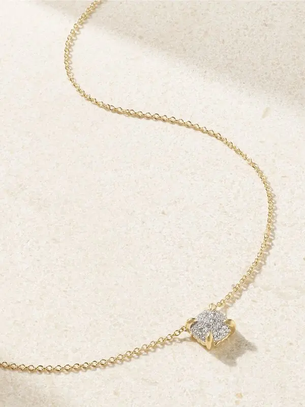 David Yurman Châtelaine 18-karat Diamond Necklace - Gold