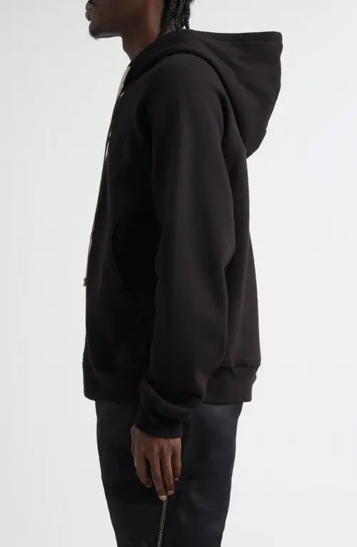 Rick Owens Windbreaker Cotton Zip Hoodie - Black